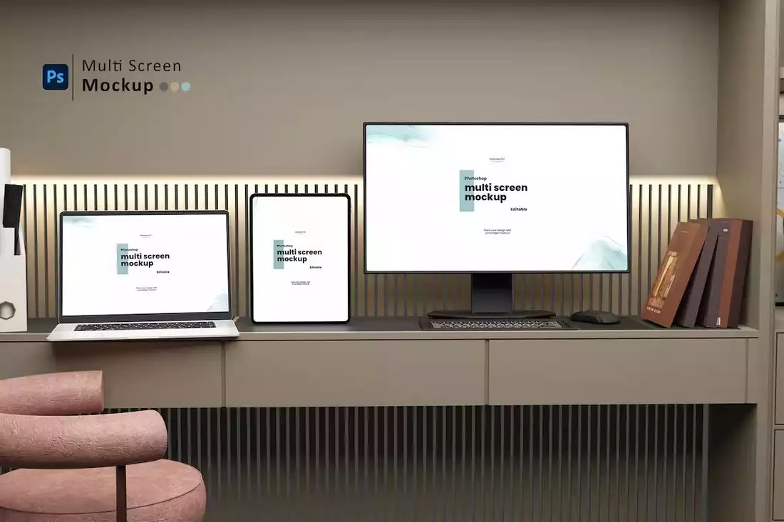 Multi-Device Laptop & Tablet Mockup | Design Shack