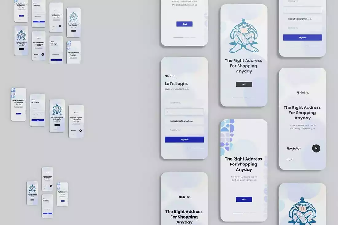 Multi-Screen App UI Mockup Templates | Design Shack