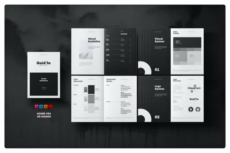 65+ Best Brand Manual & Style Guide Templates 2024 (Free + Premium ...
