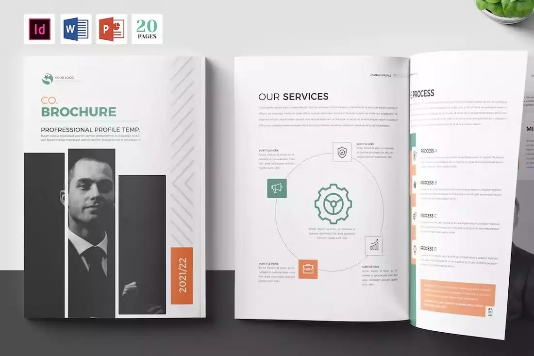 Multipurpose Business Brochure Word Template | Design Shack