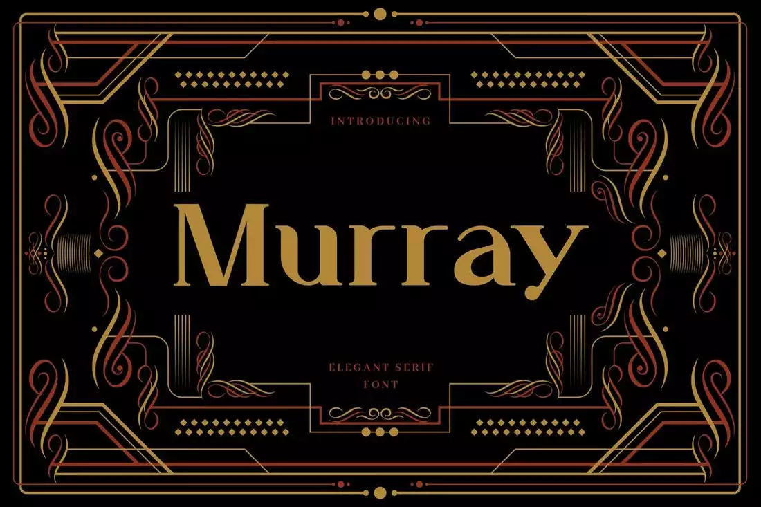 Murray Art Deco Display Font | Design Shack