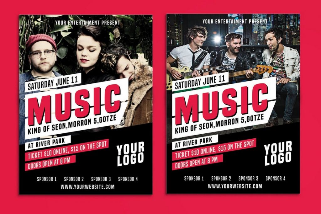 30+ Best Music & Band Flyer Templates | Design Shack