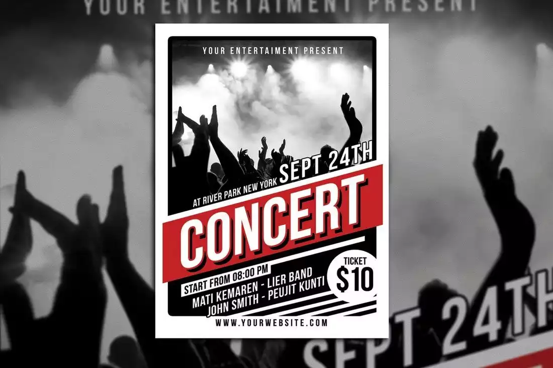Music Concert Flyer Poster | Design Shack