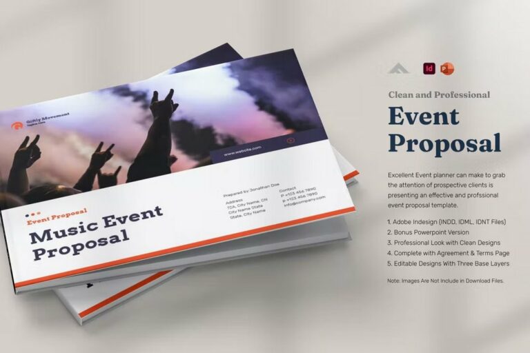 20+ Event & Sponsorship Proposal Templates | Design Shack