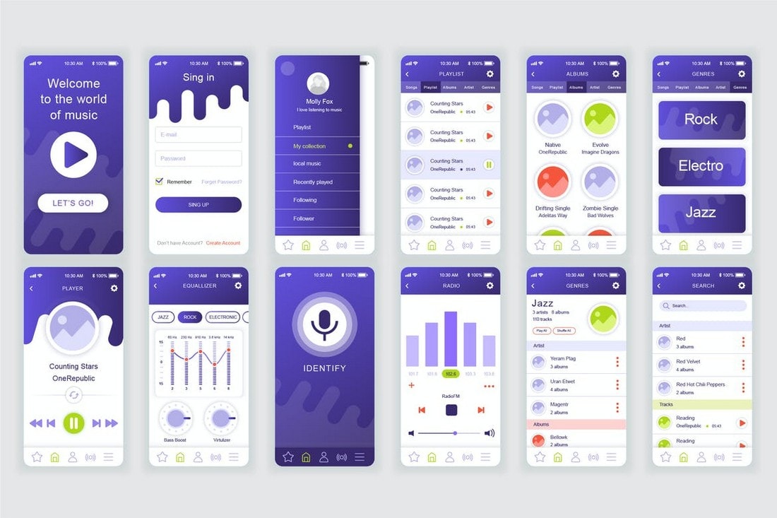 25 Best Mobile App UI Design Examples Templates Yes Web Designs