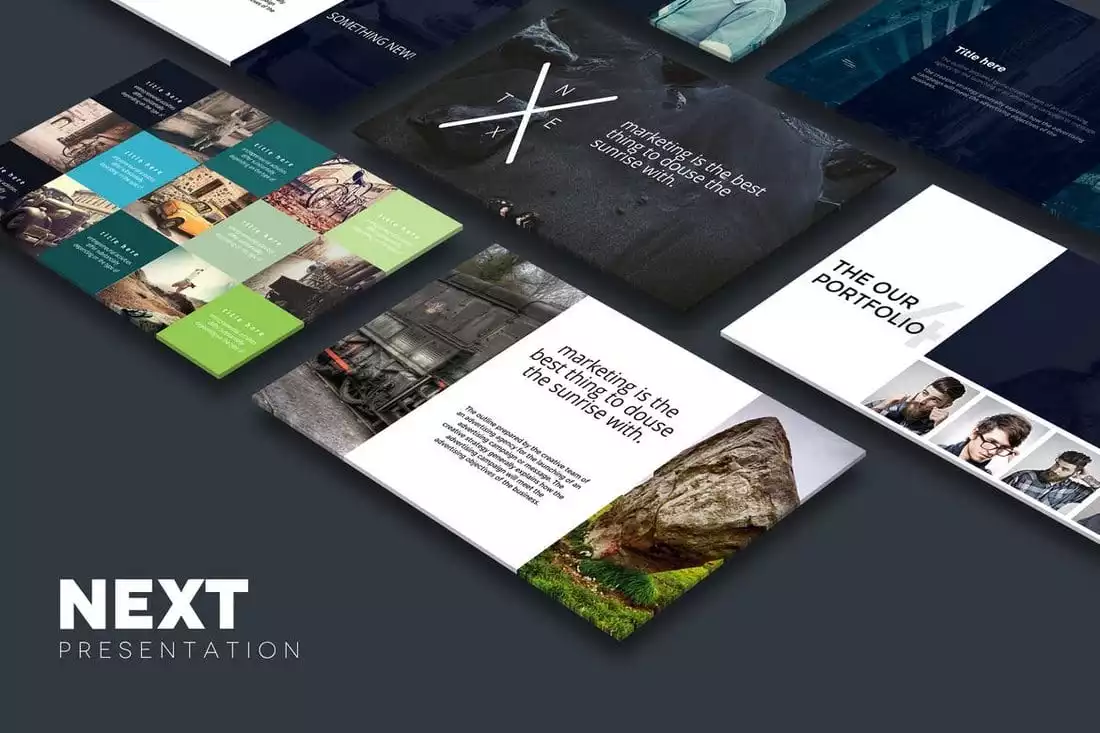 NEXT PowerPoint Template | Design Shack
