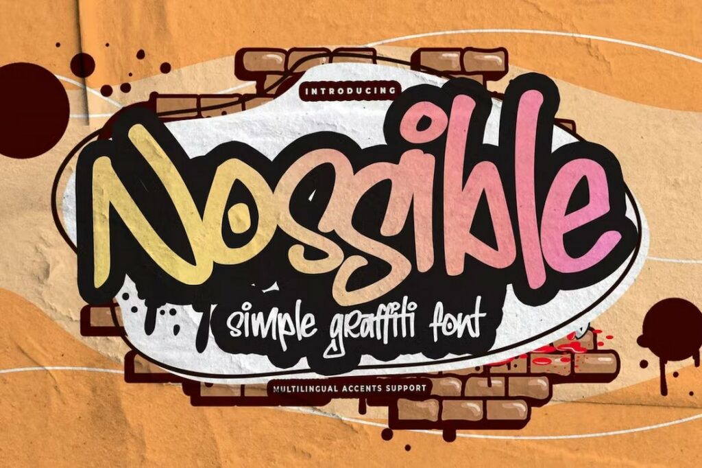 25+ Best Graffiti Fonts (Bubble, Drip, Tag & Cursive Graffiti Styles ...