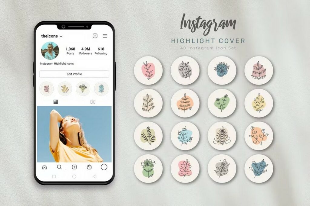 35+ Ikon Sorotan Cerita Instagram Terbaik (Gratis + Pro) - desainae.com
