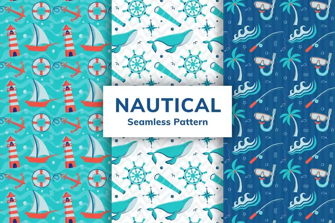 Nautical Seamless Patterns | Design Shack