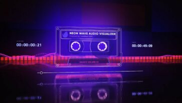 20+ Template & Visualisator Video Spektrum Audio - desainae.com