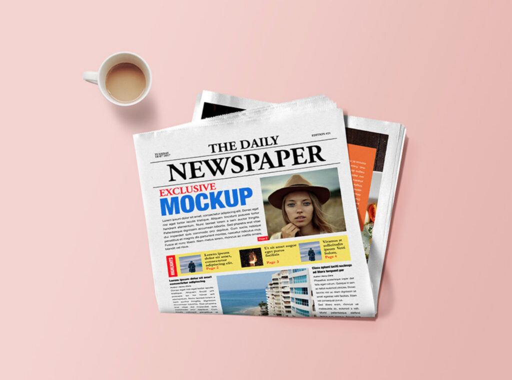 25+ Newspaper Mockup Templates (Free & Pro) | Design Shack