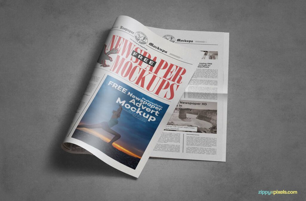 25+ Newspaper Mockup Templates (Free & Pro) | Design Shack