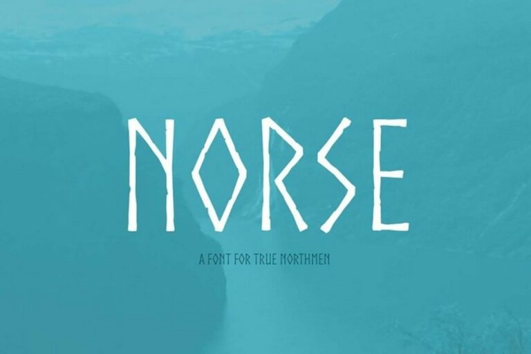 20+ Best Nordic & Aztec Style Fonts With Unique Designs (Free & Pro ...