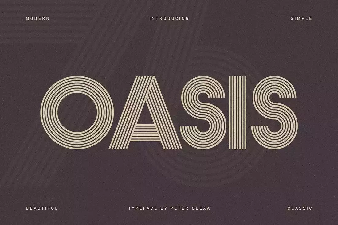 Oasis Font | Design Shack