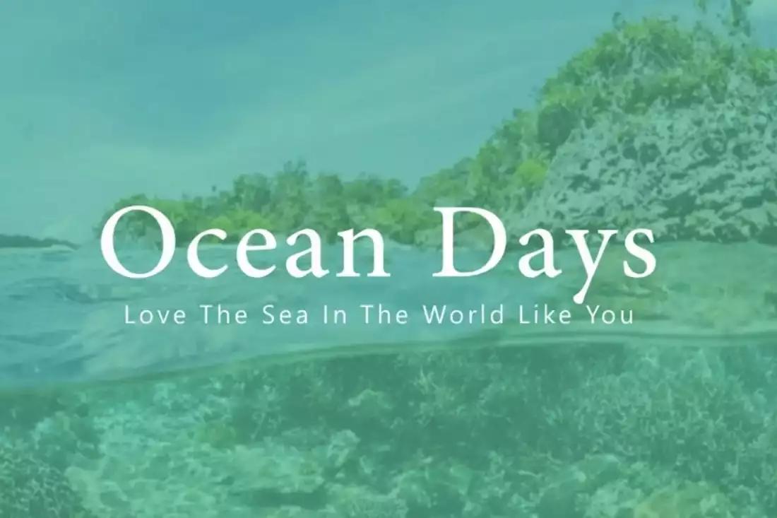 Ocean Days PowerPoint Template | Design Shack