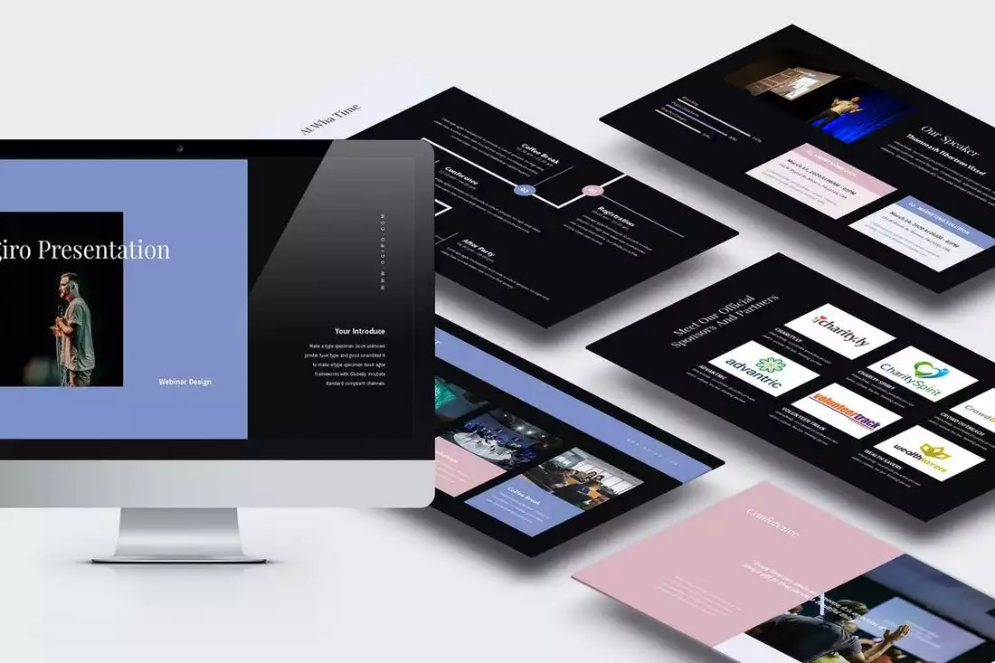 Ogiro Webinar & Seminar PowerPoint Template | Design Shack