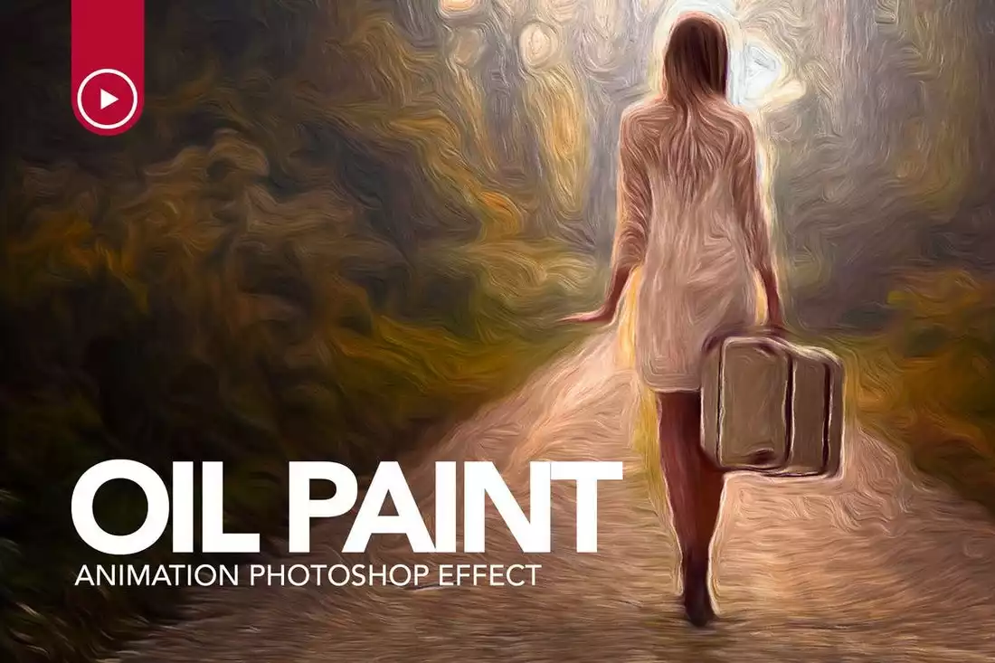 Oil Paint Animation Photoshop Action | Design Shack
