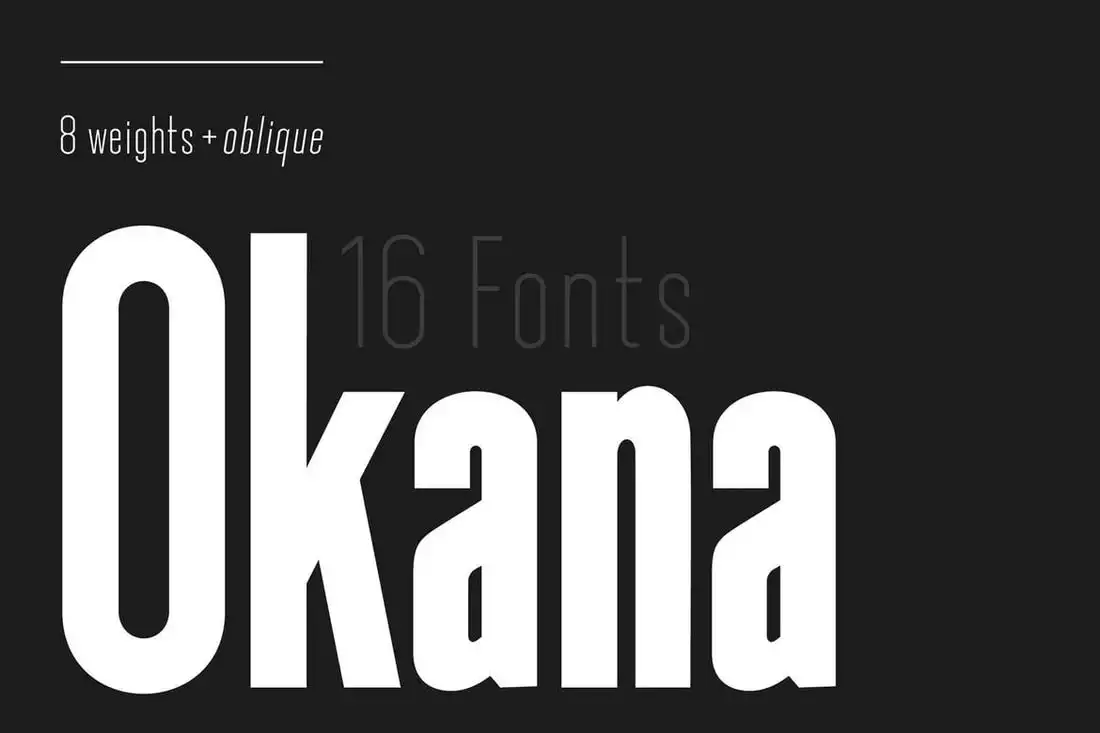 Okana Font Family | Design Shack