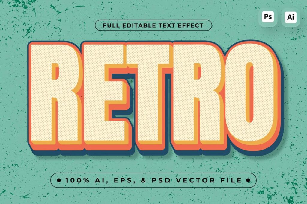 40+ Best Illustrator Text Effects | Design Shack