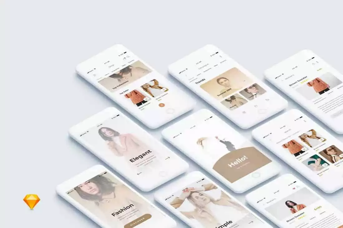 One Shopping Shop Mobile App UI Kit | Design Shack