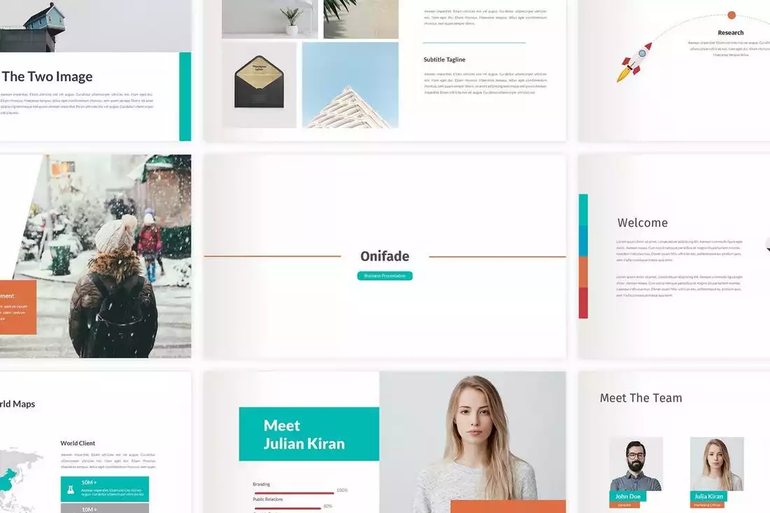 Onifade Creative Keynote Template | Design Shack