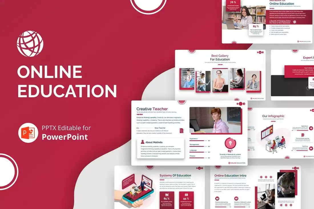 Online Education PowerPoint Presentation Template | Design Shack