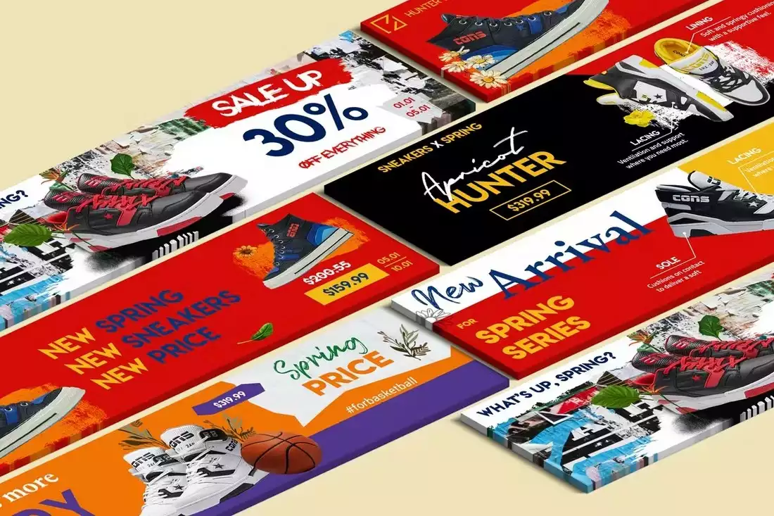 Online Store Twitter Header Templates | Design Shack