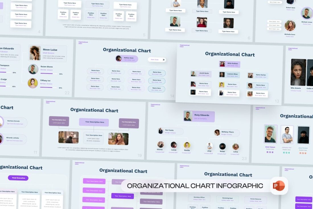 30+ Best Organizational Chart (Org Chart) Templates for PowerPoint 2024