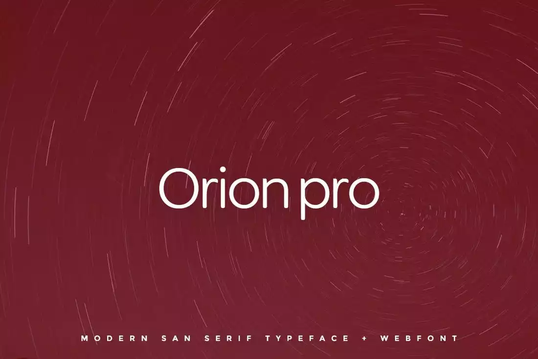 Orion Pro Creative Simple Font | Design Shack
