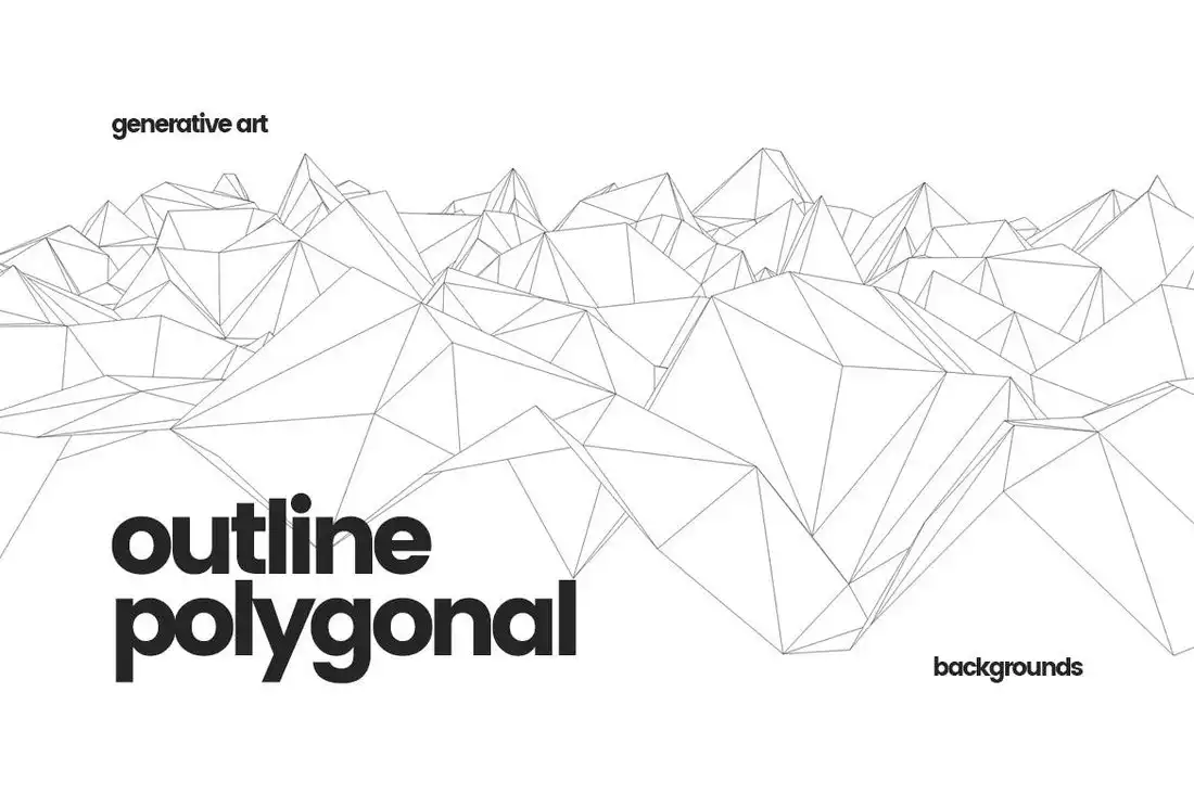 Outline Geometric Polygonal Backgrounds | Design Shack
