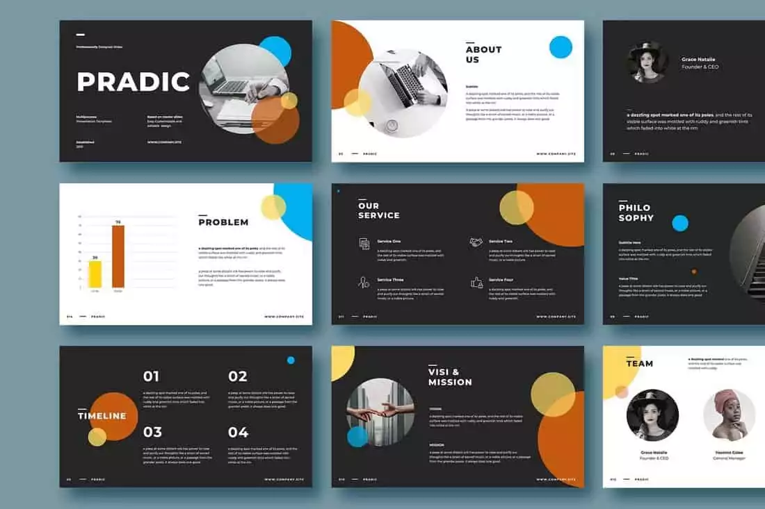 PRADIC PowerPoint Template | Design Shack