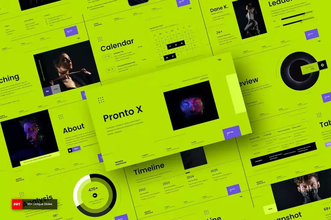 PRONTO Photography Portfolio PowerPoint Template | Design Shack