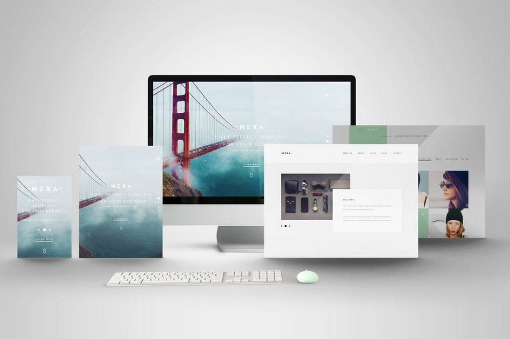 35+ Desktop Computer Mockup Templates | Design Shack