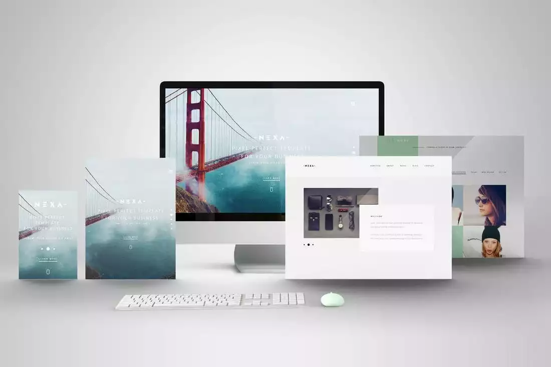 PSD Web Showcase Mockup | Design Shack