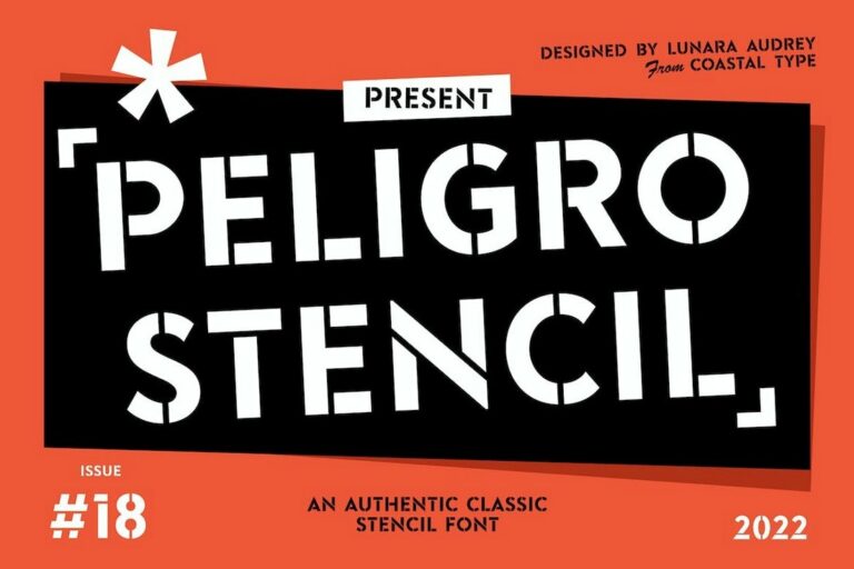 20+ Font Militer & Army Terbaik (Gaya Stensil) - desainae.com