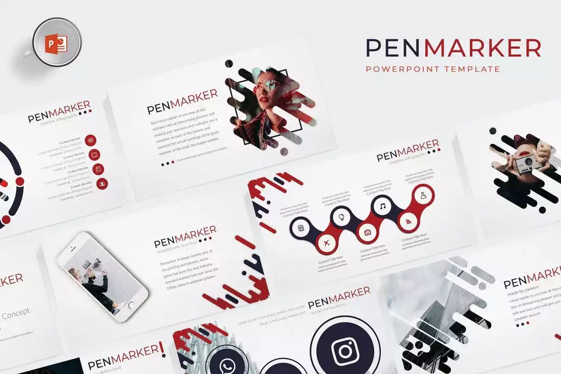 Penmarker PowerPoint Template | Design Shack