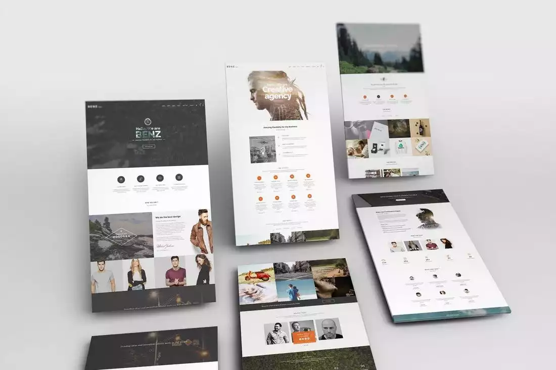 Perspective Web Mockup 07 | Design Shack