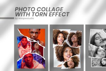 30+ Template Kolase Foto Terbaik untuk Photoshop - desainae.com