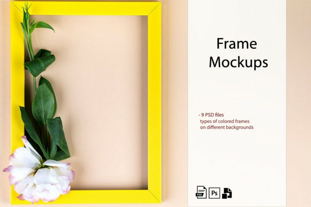 25+ Best Poster & Photo Frame Mockup Templates – Yes Web Designs