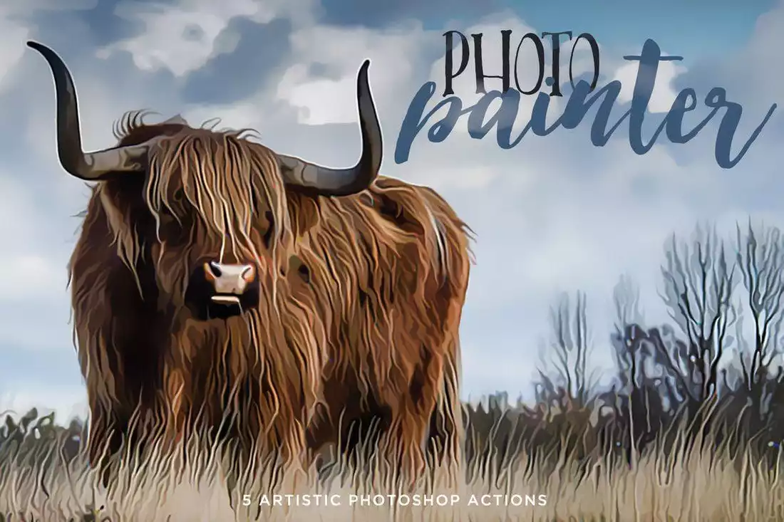 Photo Painter Photoshop Actions | Design Shack