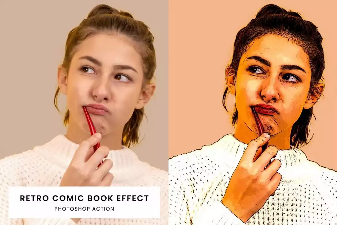 Photoshop Comic Book Effect & Action | Design Shack