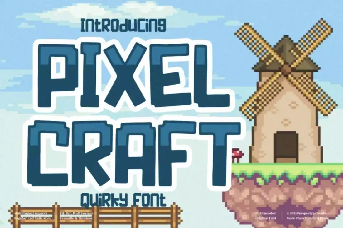 Pixel Craft Font | Design Shack