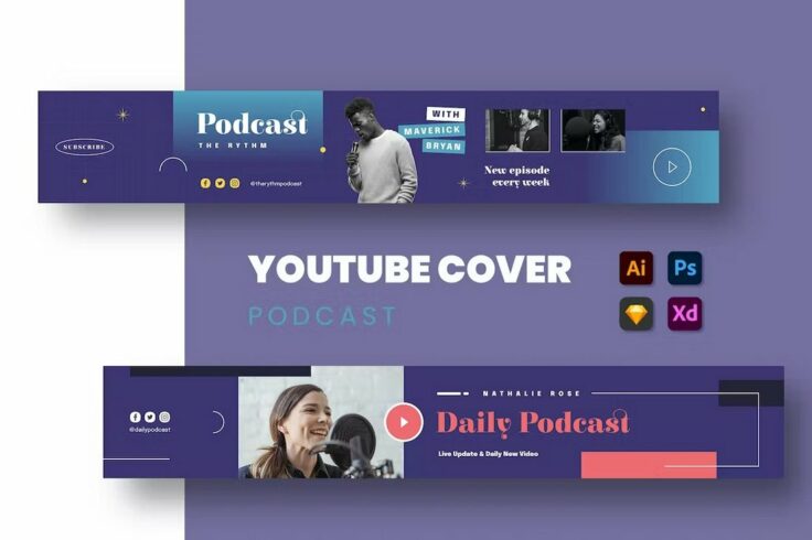20+ Best Podcast Cover Art Templates – Yes Web Designs