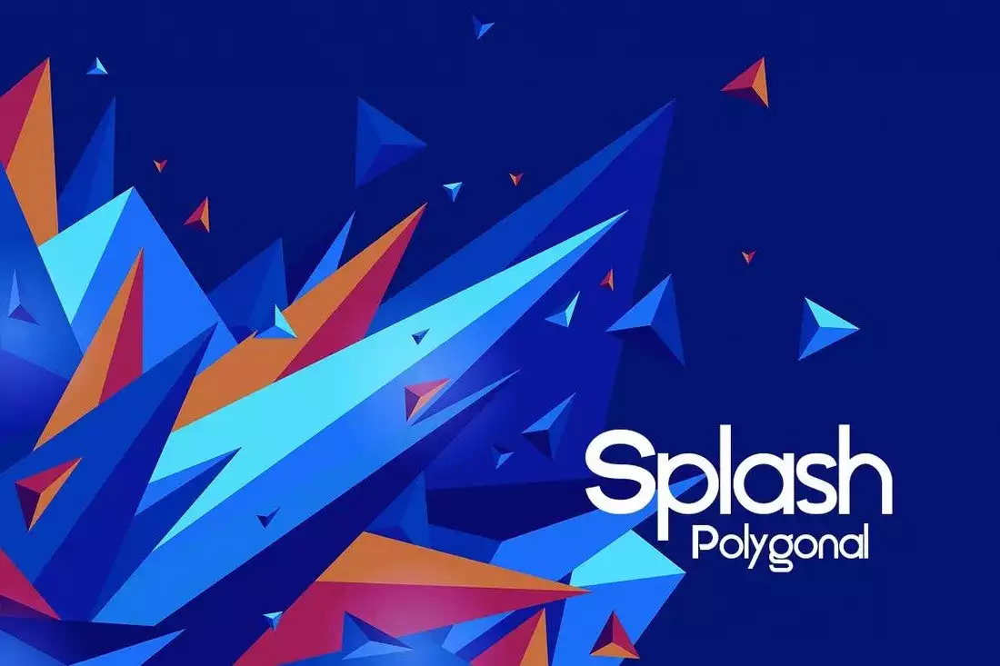Polygonal Splash Backgrounds | Design Shack