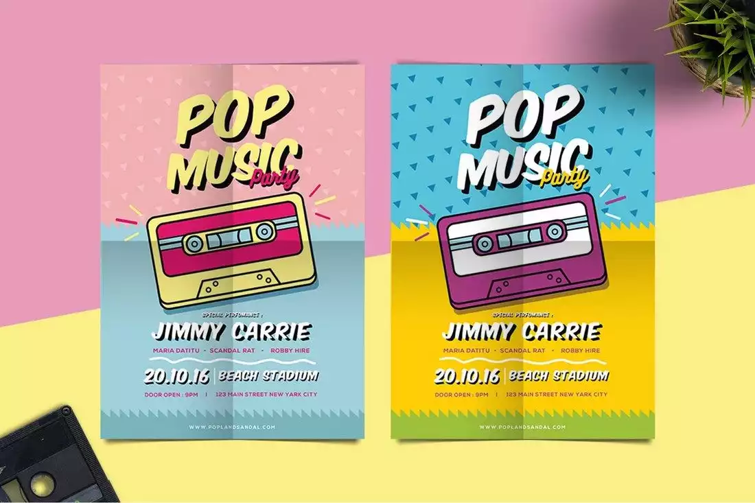 Pop Music Flyer | Design Shack