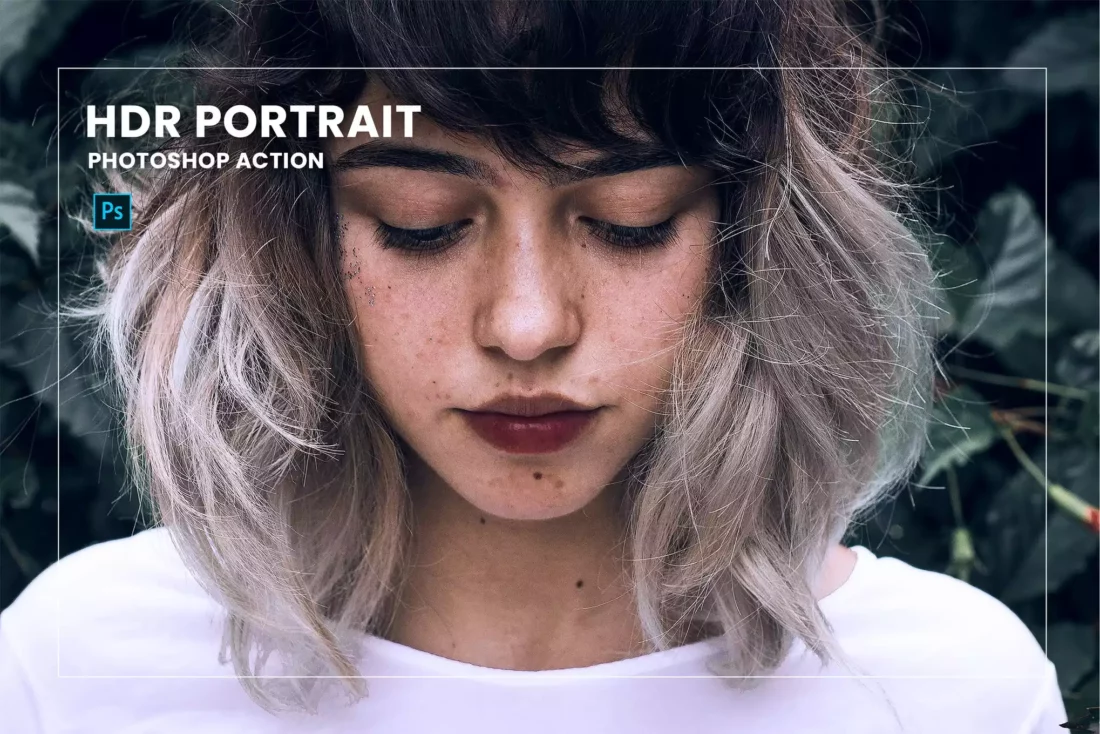 HDR Portrait Photoshop Action | Design Shack