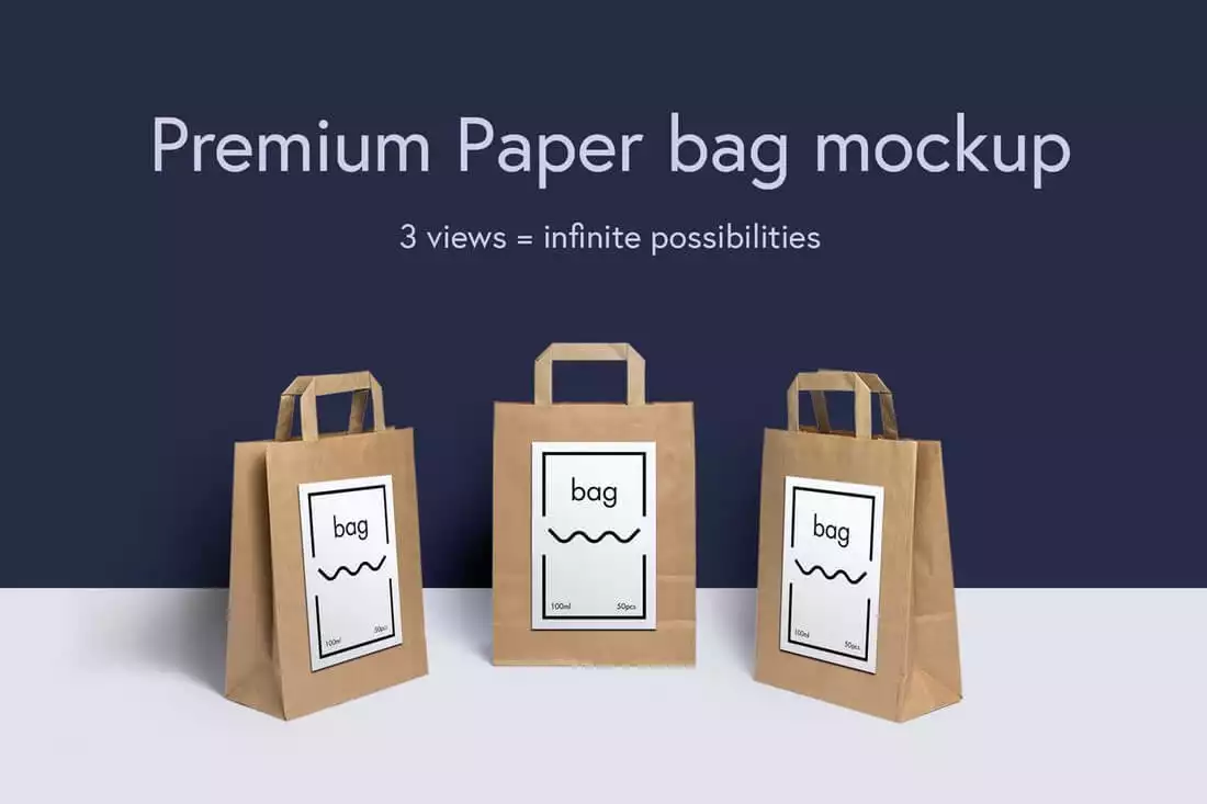 Premium Paper Bag Mockup | Design Shack