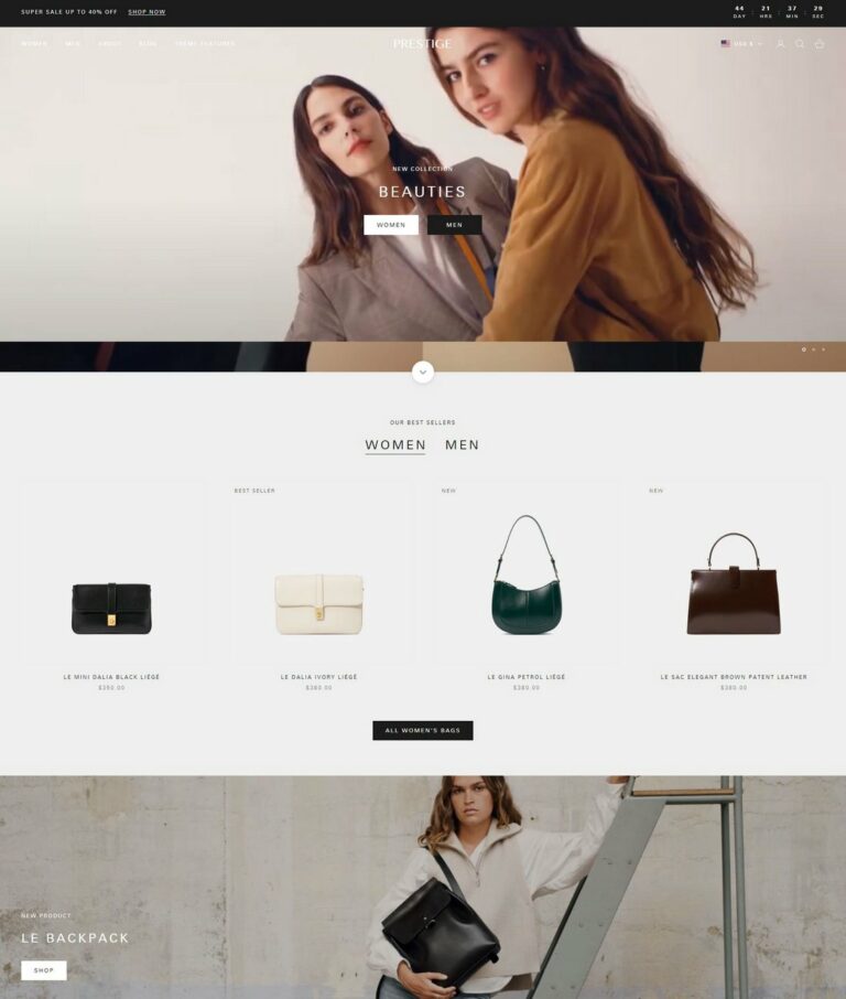 20+ Best Fashion & Clothing Shopify Themes for 2024 | Design Shack