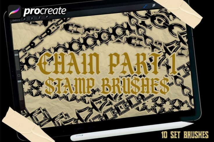 15+ Best Chain Brushes for Procreate & Photoshop (Free & Pro) | Design ...