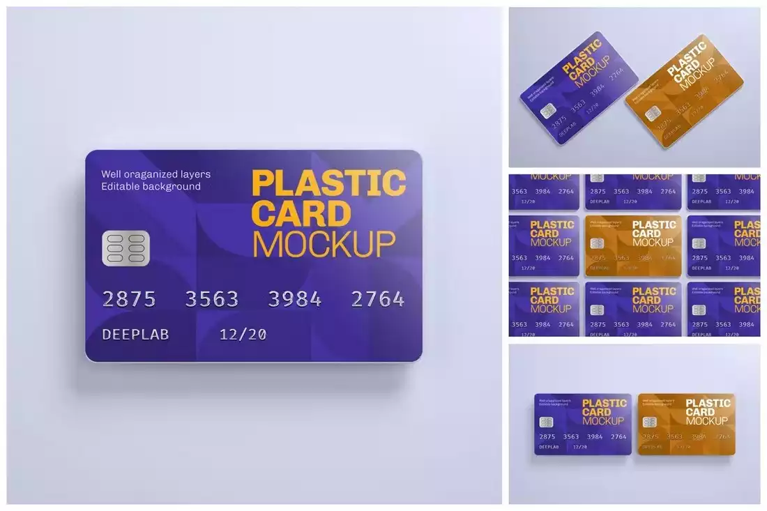 Professional Credit & Membership Card Mockups | Design Shack